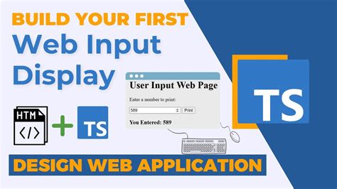 Typescript And Html For Beginners Creating A Simple User Input Display Web Application Youtube
