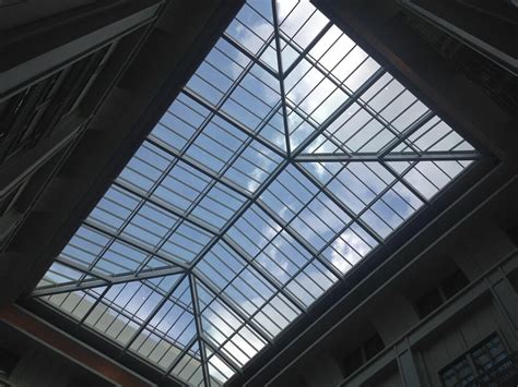 Buy Steel Frame Structure Laminated Tempered Glass Atrium Roof Qingdao Xgz Steel Structure Coltd