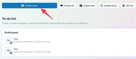 Facebook How To Find Your Post Drafts