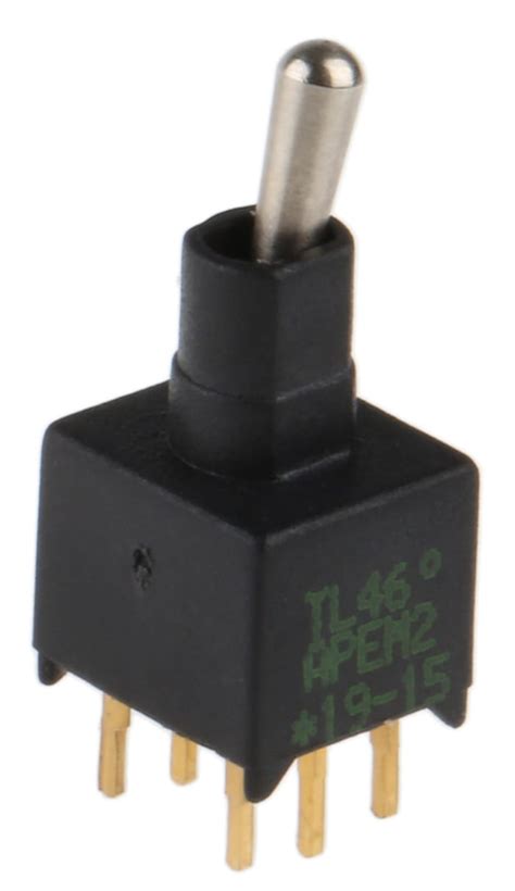 tl46p0050 apem apem toggle switch pcb mount on on dpdt through