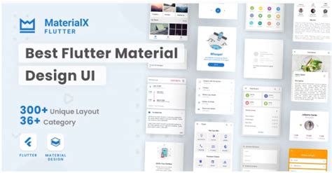 Materialx Flutter Flutter Material Design Ui Themesave