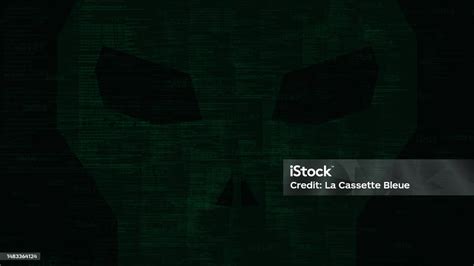 Hacker Skull Wallpaper Dark Programmer Background Stock Illustration Download Image Now Istock