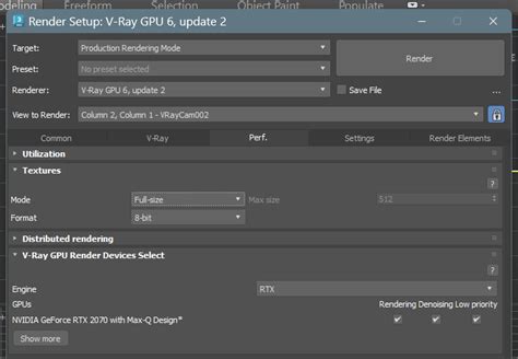 Problem With Renderer Vray Gpu 6 R3dsmax