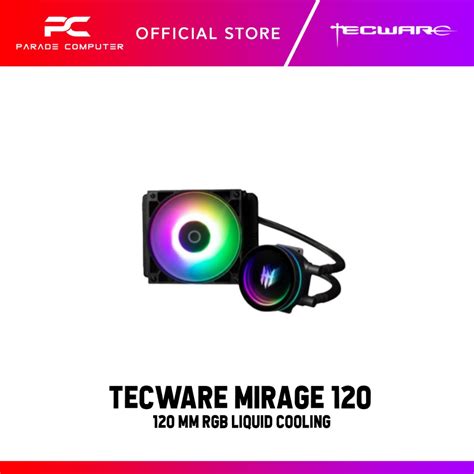 Tecware Mirage 120 Rgb Aio Water Cooling Shopee Malaysia