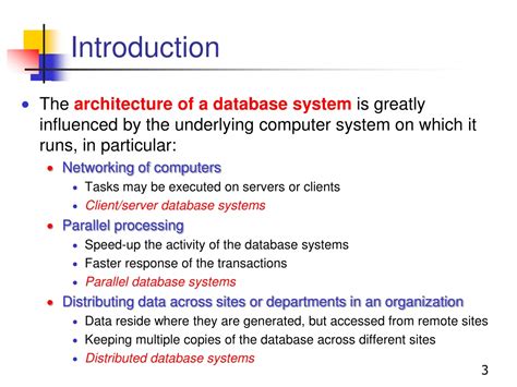 Ppt Client Server Database Systems Architecture And Advantages
