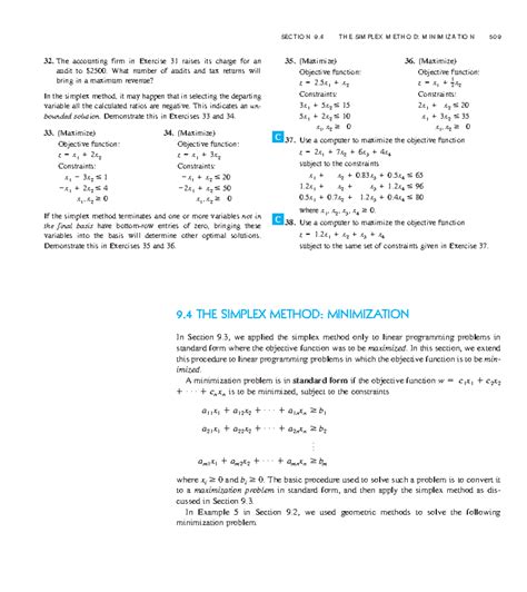 1586166095 Linear Programming SECTION 9 THE SIMPLEX METHOD