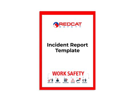 Incident Report Template Redcat Safety