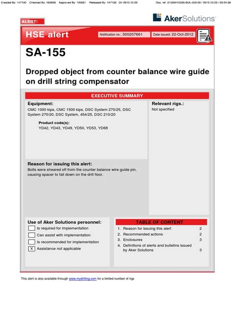 Sa 155 Pdf Safety
