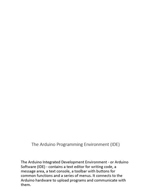 Arduino Programming Pdf