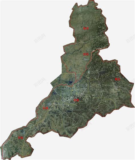 山东济南市高速公路卫星地图 平面电商 创意素材