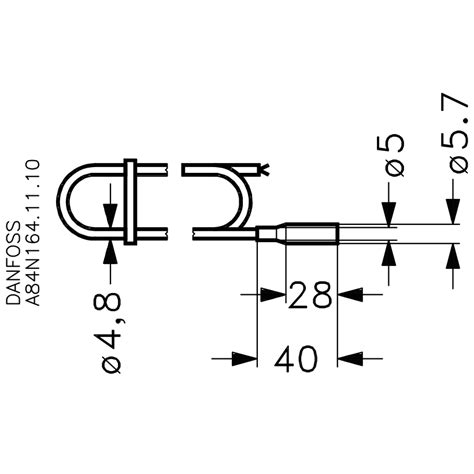 Hunter Liberty Corp Danfoss Temperature Sensor Aks 21 M 084n2003