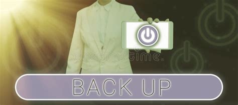 Conceptual Caption Backup Business Idea Process That Protects Important Information From Being