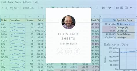 Lets Talk Sheets W Scott Bilker Powerful And Easy To Use