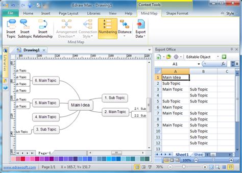 Excel Spreadsheet To Map Excel Spreadsheets Create Mind Map Mind Map Images