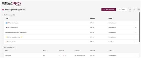 send communication through the chatbot witivio documentation