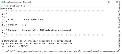 how to deploy a autopilot device with mdt with out collection the