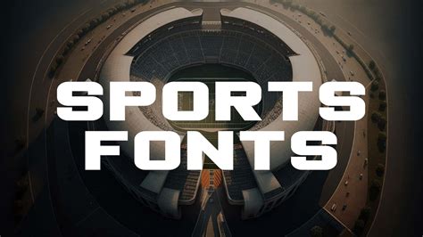 sports font