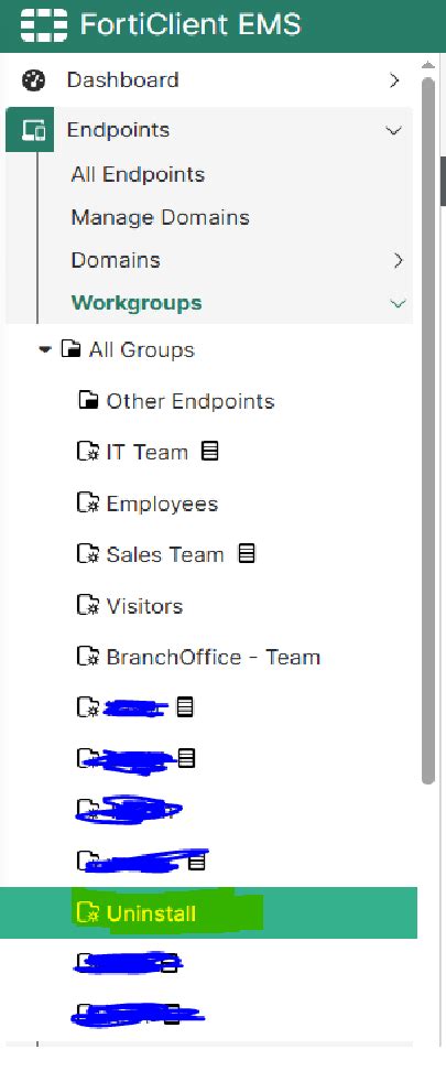 Technical Tip How To Uninstall Fortiendpoint Comp Fortinet Community