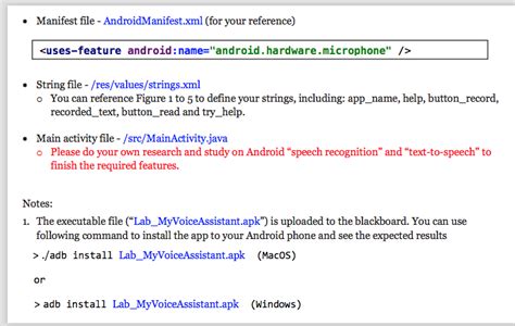 In Android Studio Use Speech Recognition And Chegg