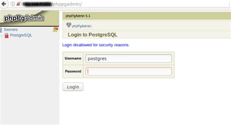 Login Disallowed For Security Reasons Phppgadmin Error How We Fix It