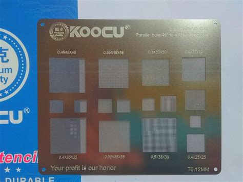 Universal Stencil Bga Ic Reballing For Solder Paste Smd Ic Desertcart India