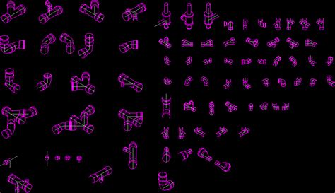 Sanitary Pieces DWG Block For AutoCAD Designs CAD