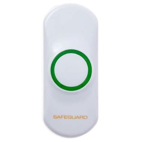 Safeguard Supply Lra Pbtx L Wireless Doorbell Button Transmitter White