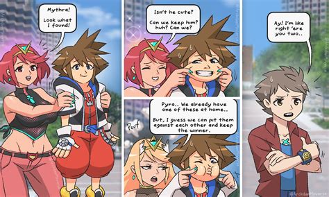 Pyra And Mythra Meets Sora Super Smash Brothers Ultimate Know Your Meme