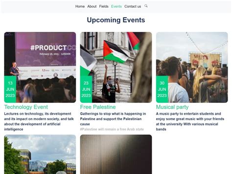 A Customized Website Template Created Using Htmlcssjs And Bootstrap