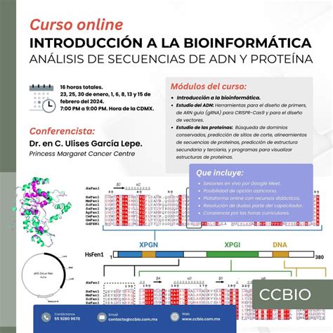 Los Invitamos A Nuestro Próximo Curso Introducción A La Bioinformática