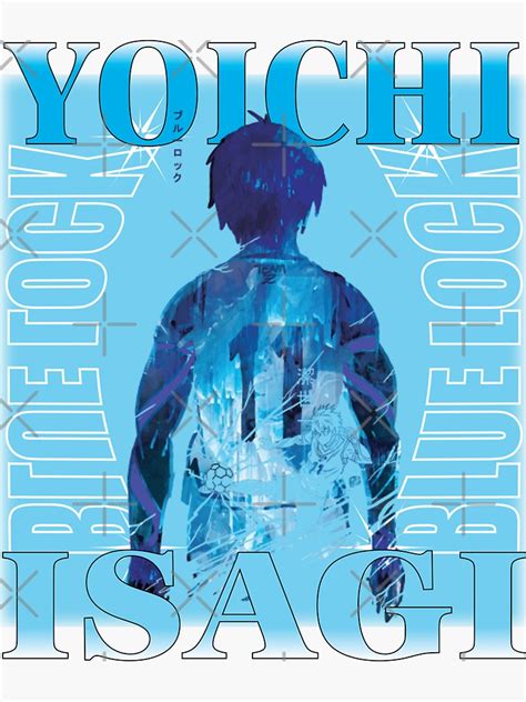Yoichi Isagi Blue Lock Anime Blue Lock Manga Anime Sticker For Sale By Zippedshawn Redbubble