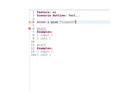 Selenium Is It Possible To Use 2 Different Examples Table In Cucumber