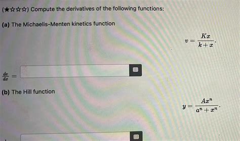 [answered] compute the derivatives of the following functions a the