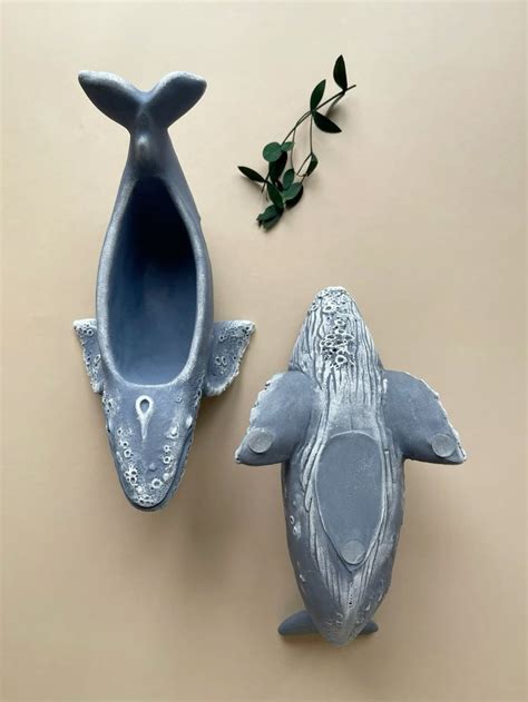 Кашпо «Волшебный кит Hanging Planters Humpback Whale Whale
