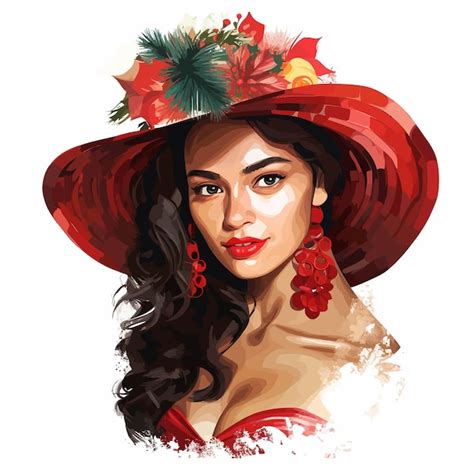 Premium Vector Colombian Girl On Eve Day Premium Vector Colombian Girl On Eve Day