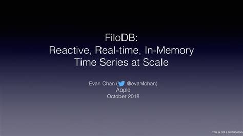 Filodb Reactive Real Time In Memory Time Series At Scale Pdf Databases Computer
