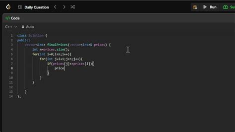 Todays Leetcode Final Prices With A Special Discount In A Shop 1475