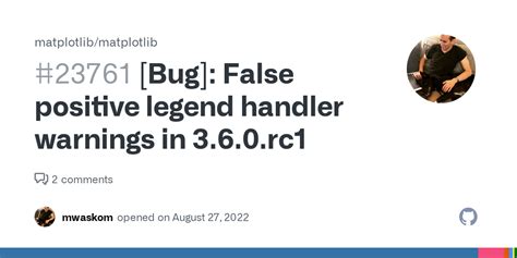 Bug False Positive Legend Handler Warnings In 360rc1 · Issue