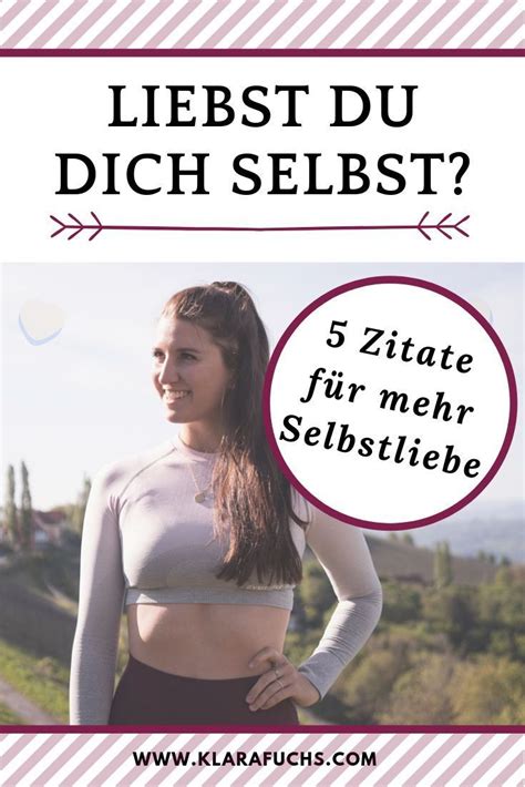 5 Zitate Für Mehr Selbstliebe Klara Fuchs Yoga For You Yoga Benefits Self Love