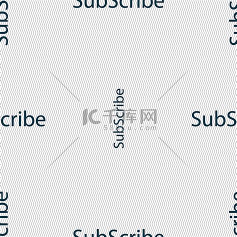 订阅签名图标。高清摄影大图 千库网