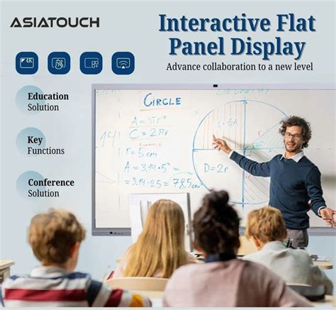 65inch 4k Uhd Infrared Digital Classroom Board With 20 Point Touch And