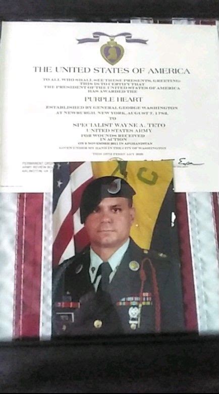 Wayne Teto Us Army Ret On Linkedin Purple Heart Day To Those That
