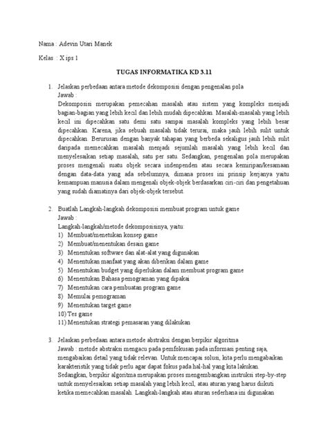 Adevin Utari Manek X Ips 1 Pdf