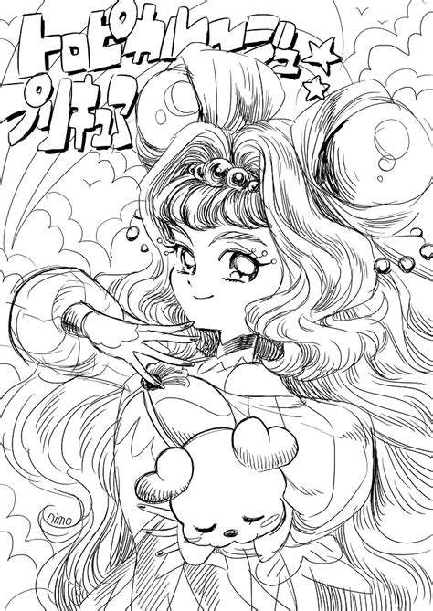 モログルト On Twitter Rt Nimoono キュアラメールのパンツスタイルが大人っぽくて好きなんだけどまずは上半身らくがき