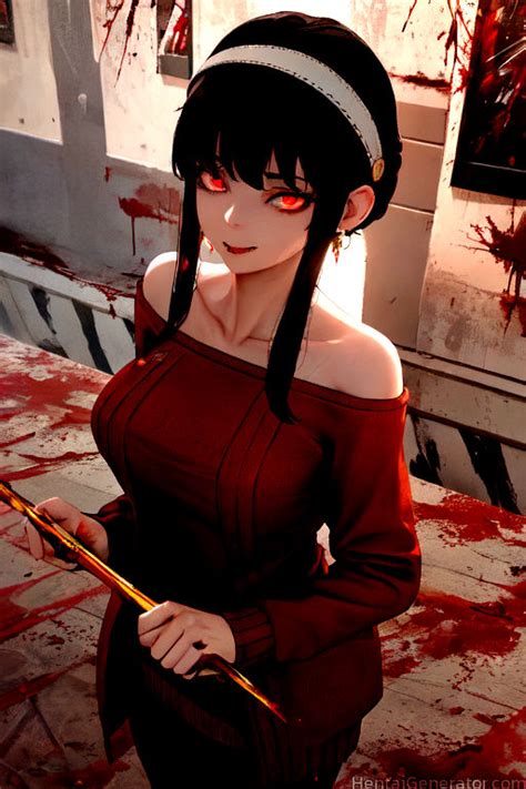 Yor Forger At Work By Hentaigenerator On Deviantart