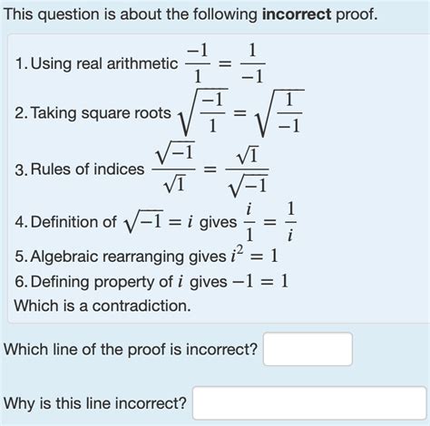 A Proof Fallacy Question Download Scientific Diagram
