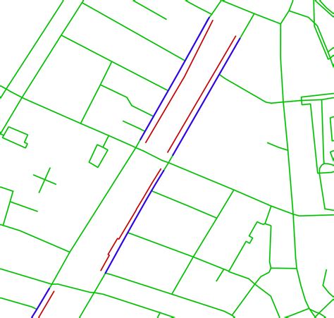 sql aligning line with closest line segment in postgis geographic