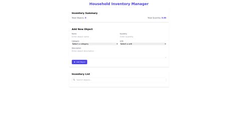 Inventory Manager Free React Tailwind Component
