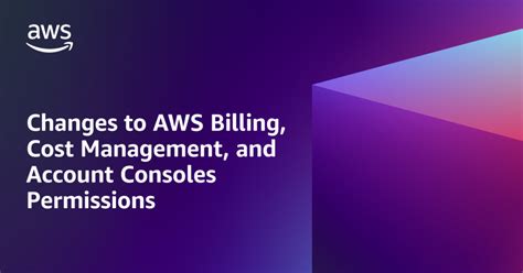 [b Aws] Aws 請求、コスト管理、アカウントコンソール権限の変更 Amazon Web Services