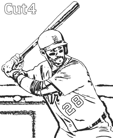 Atlanta Braves Coloring Pages At Free Printable